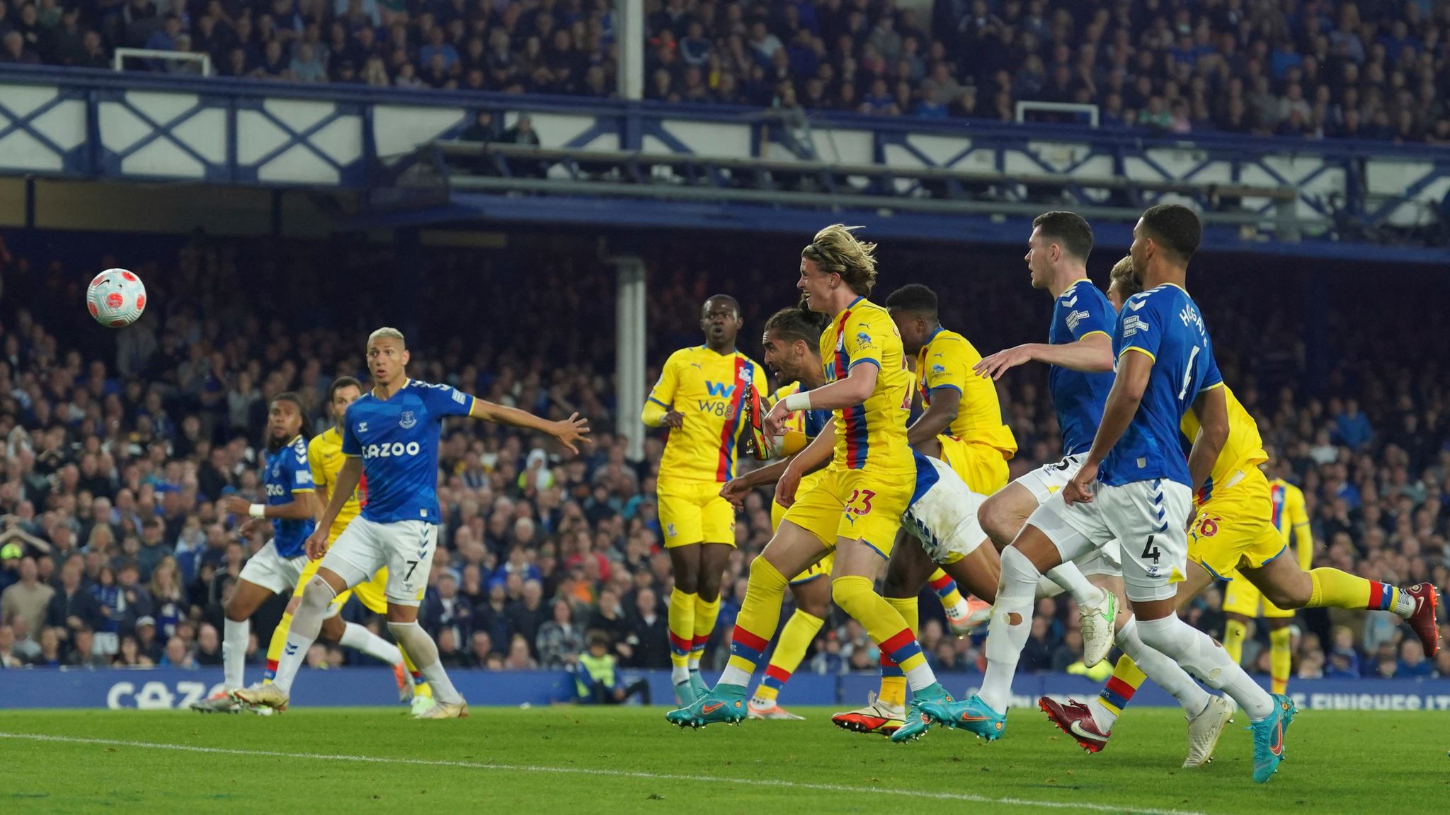 Amadou Onana: Everton midfielder reflects on family feeling at Goodison ...