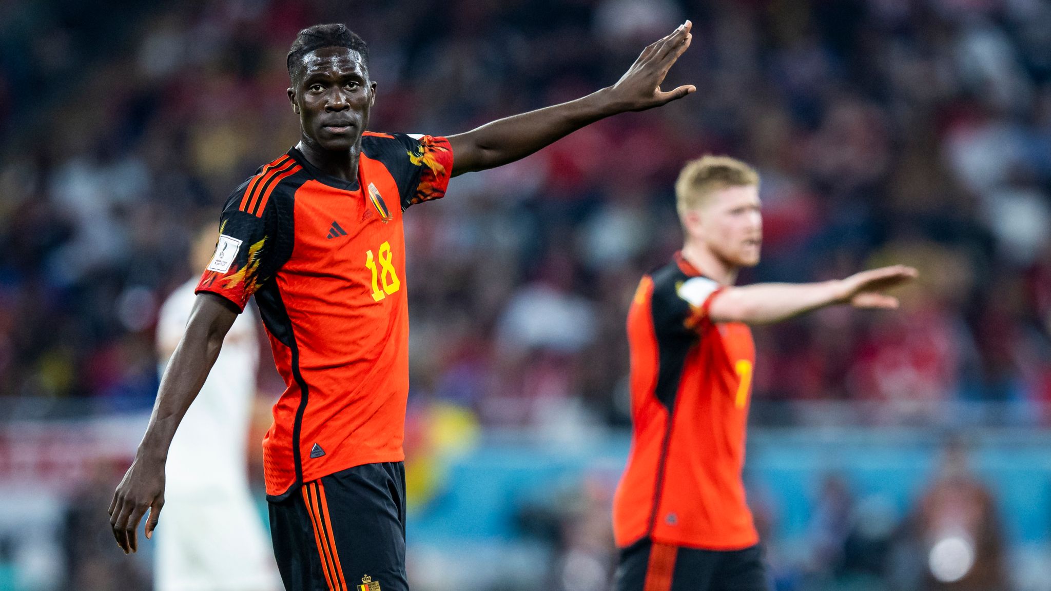 Amadou Onana: Everton midfielder reflects on family feeling at Goodison ...