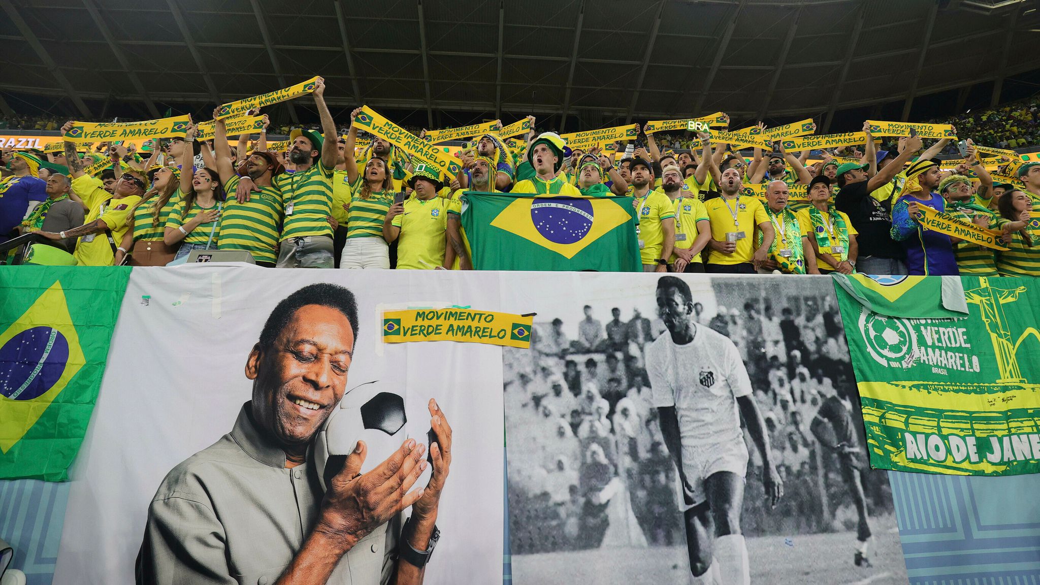 Pele: Hospitalised Brazil legend improving with 'no new complications ...