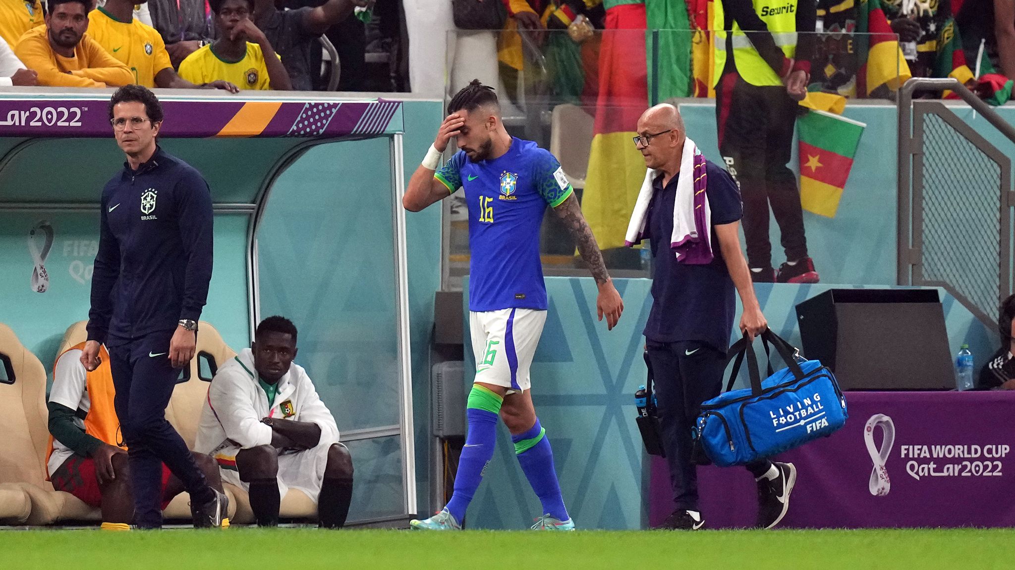 Gabriel Jesus: Brazil forward to miss rest of World Cup with knee ...