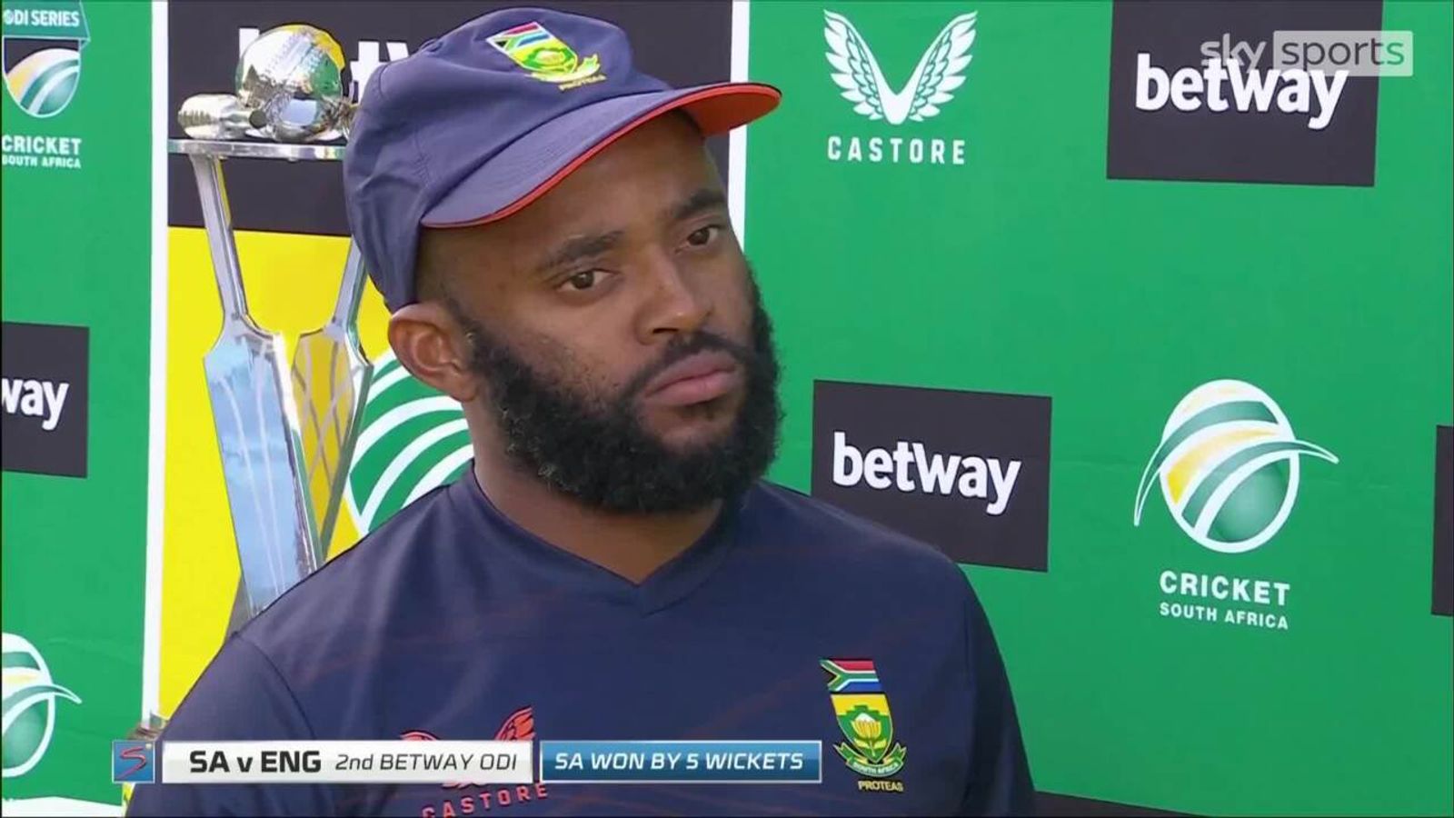 South Africa beat England to seal ODI series victory as captain Temba ...