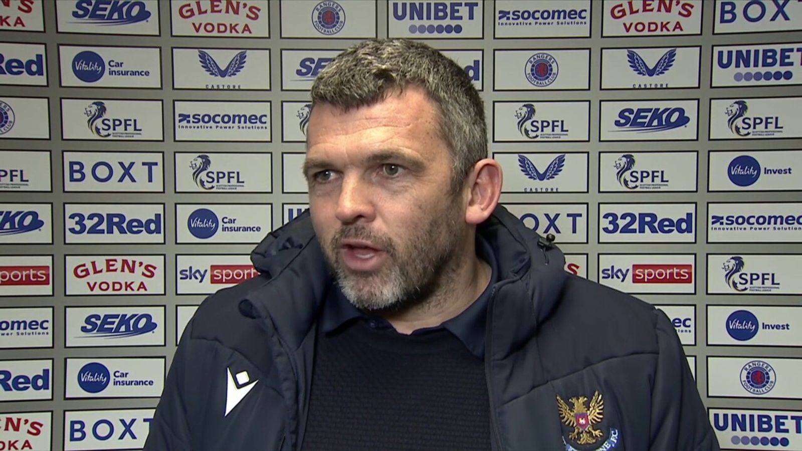 Callum Davidson unhappy with red card decision | 'I don't get it ...