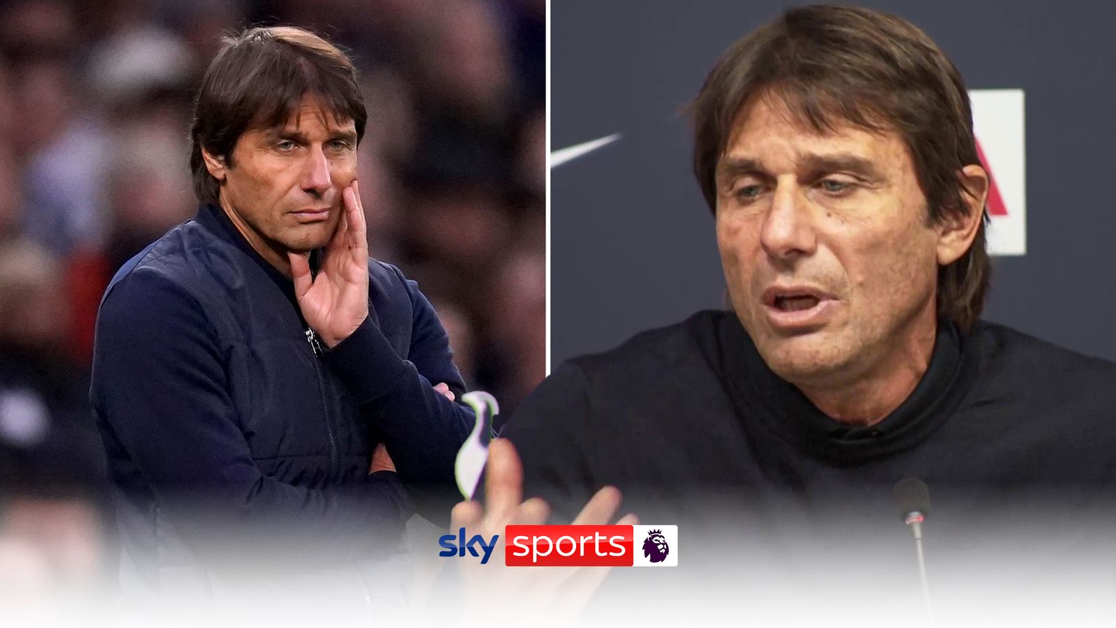 Antonio Conte: Tottenham boss says he must accept Spurs not challenging ...