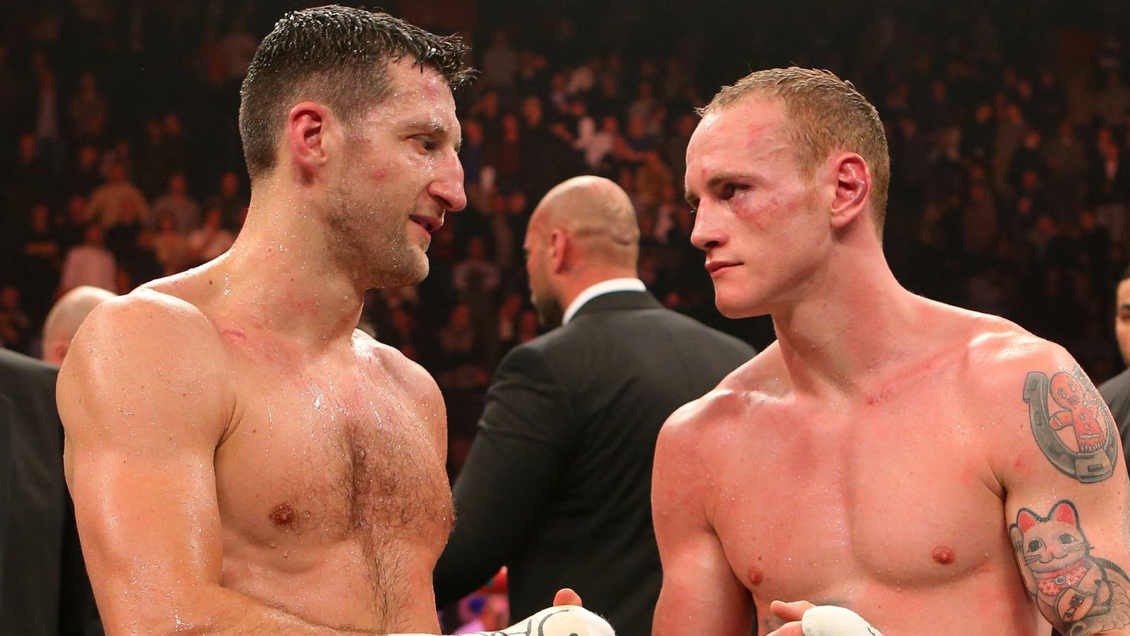 Carl Froch and George Groves return to the Manchester Arena for Chris ...