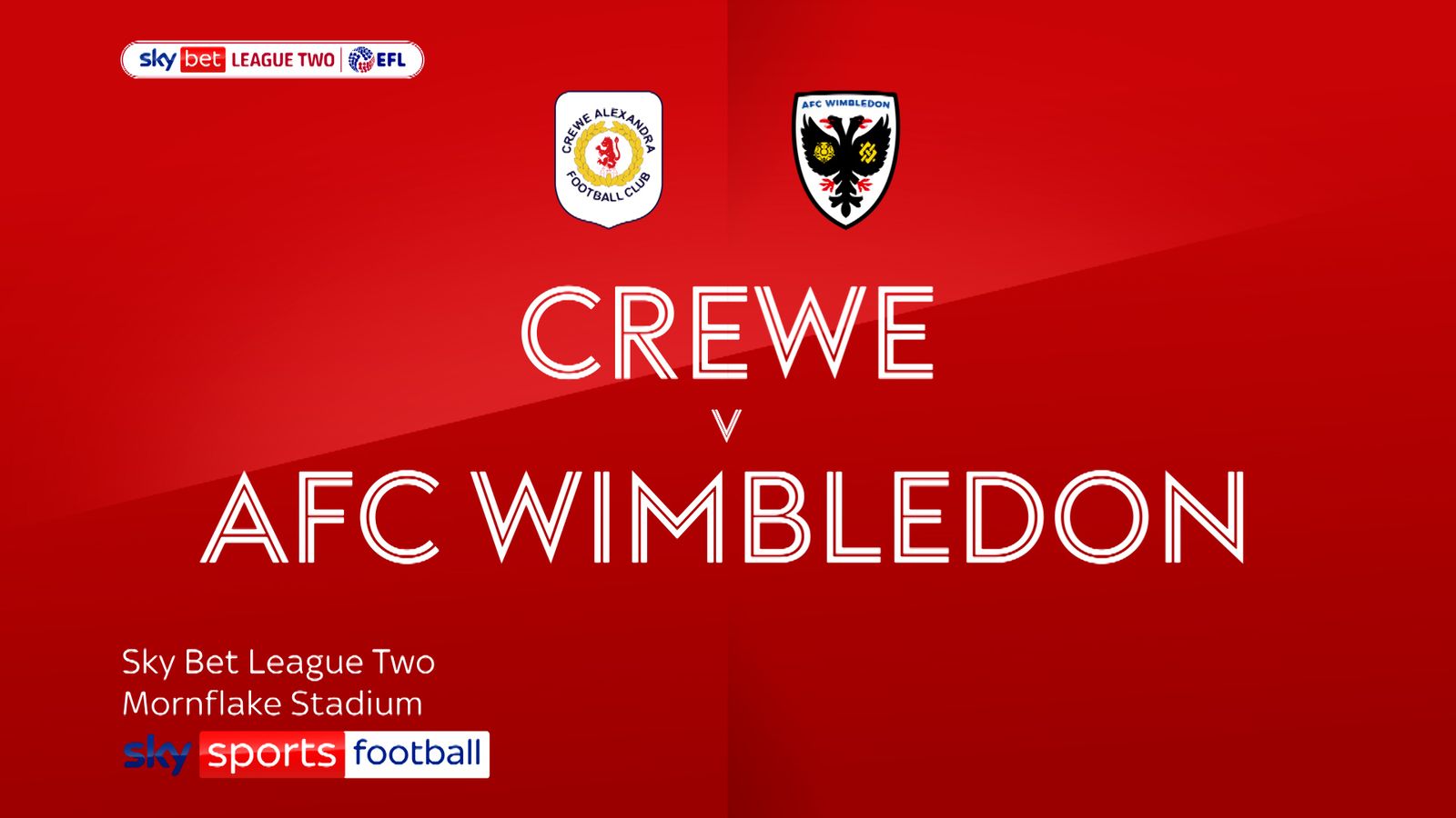 Crewe 0-0 AFC Wimbledon: Goalless at the Mornflake Stadium | Football ...