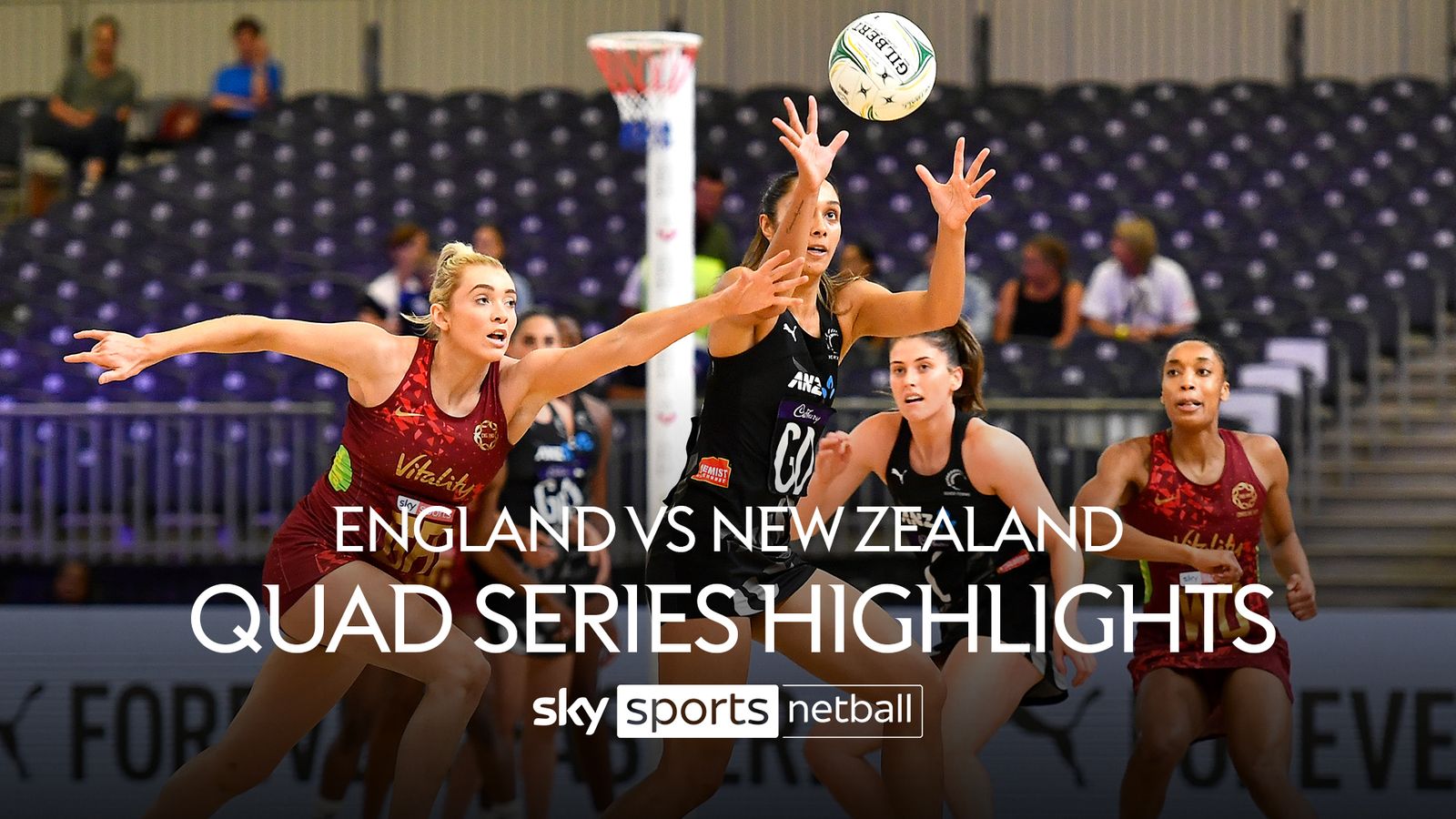 England 45-55 New Zealand | Netball Quad Series Highlights | Netball ...