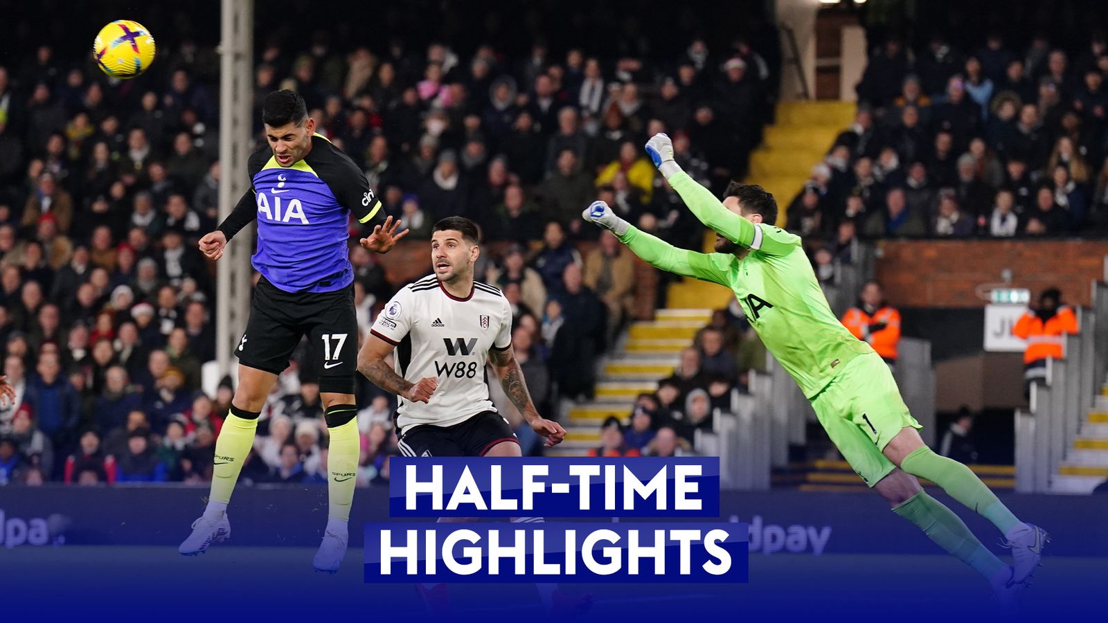 Half-time highlights: Fulham 0-1 Tottenham | Football News | Sky Sports