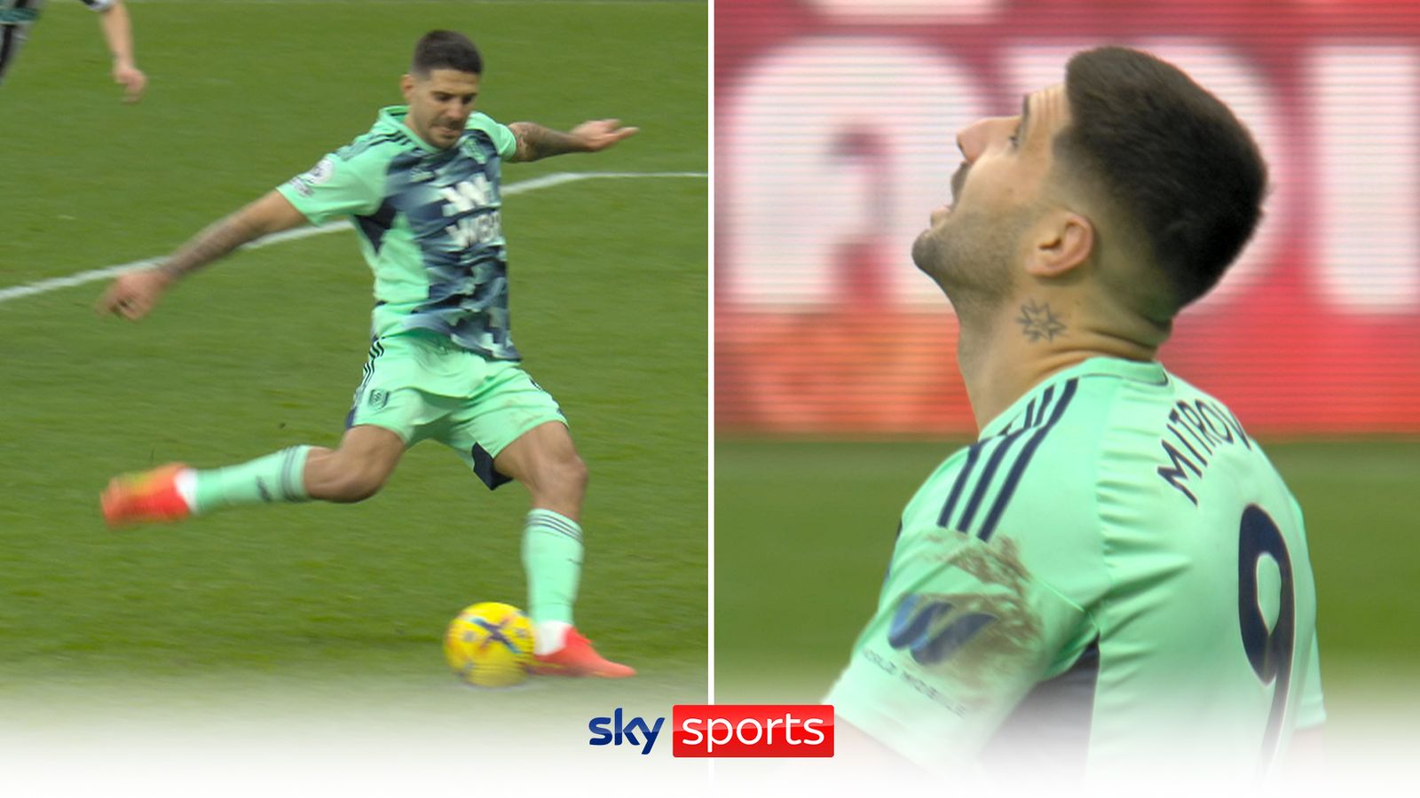 Aleksandar Mitrovic penalty disallowed after touching ball twice ...