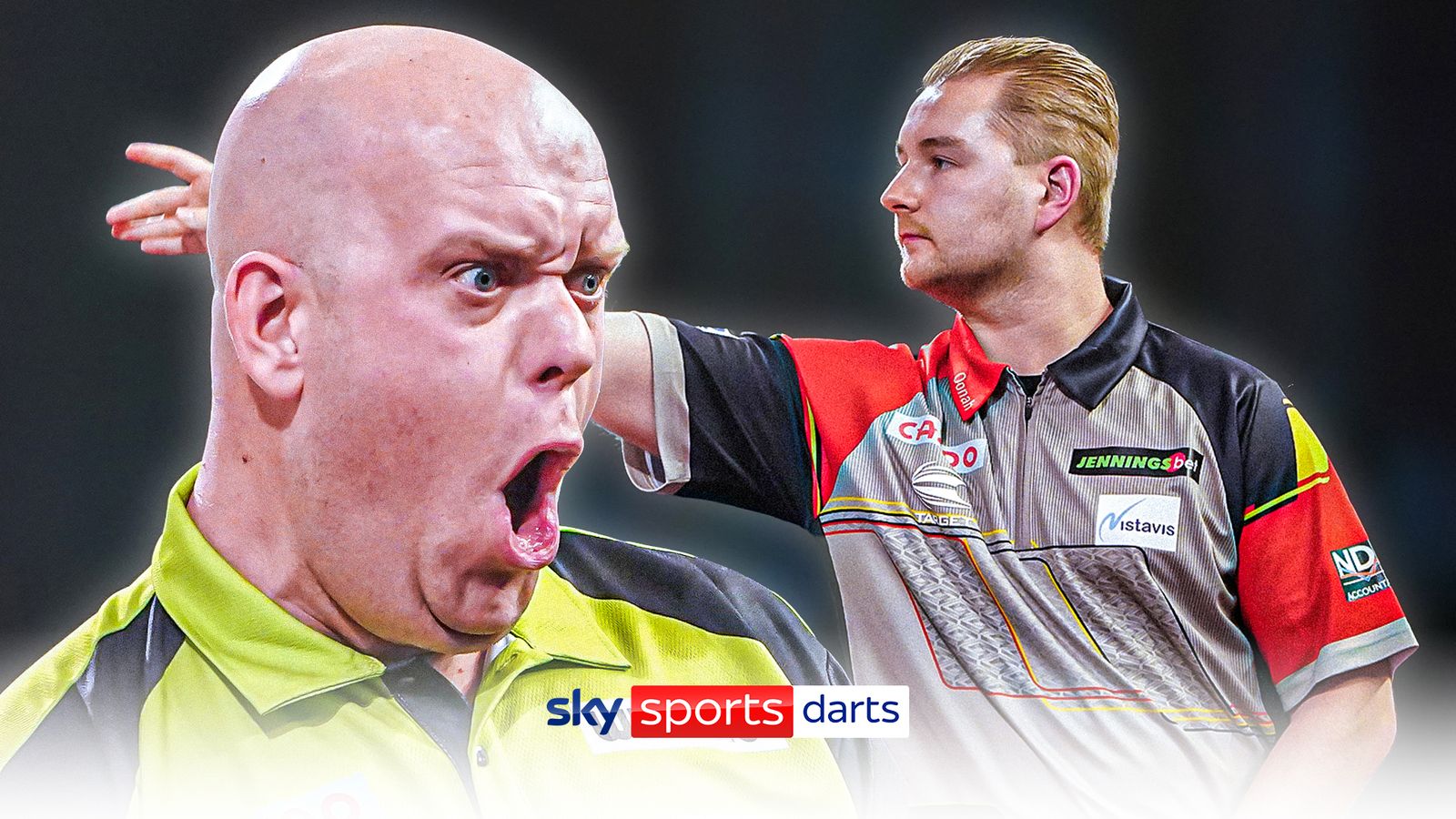 Dimitri Van den Bergh and Michael Van Gerwen trade off 170s! | 'That is phenomenal!' | Darts ...