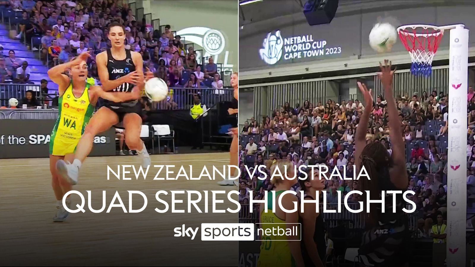 New Zealand 57-59 Australia | Netball Quad Series Highlights | Netball ...