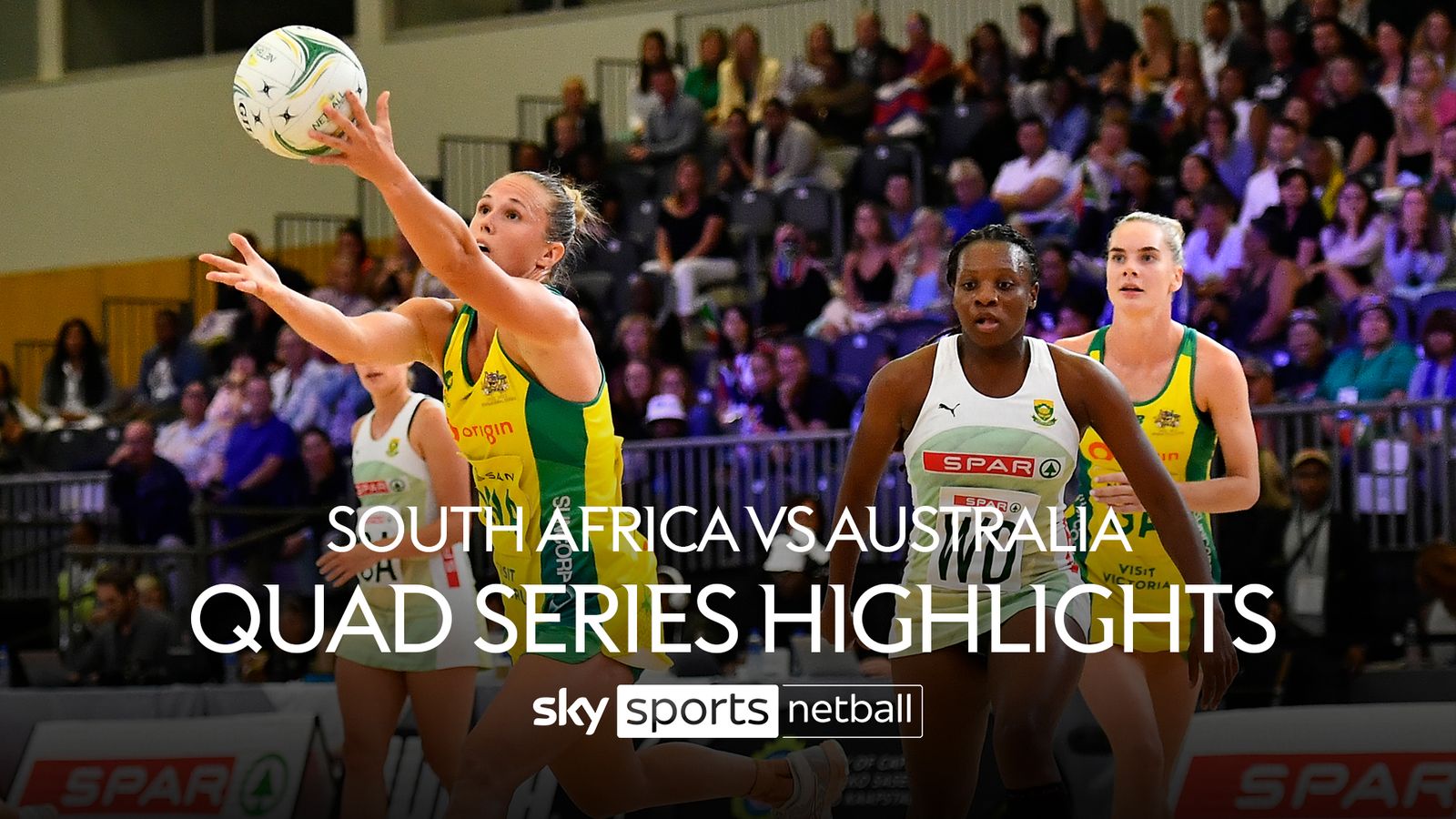 South Africa 48-65 Australia | Netball Quad Series Highlights | Netball ...