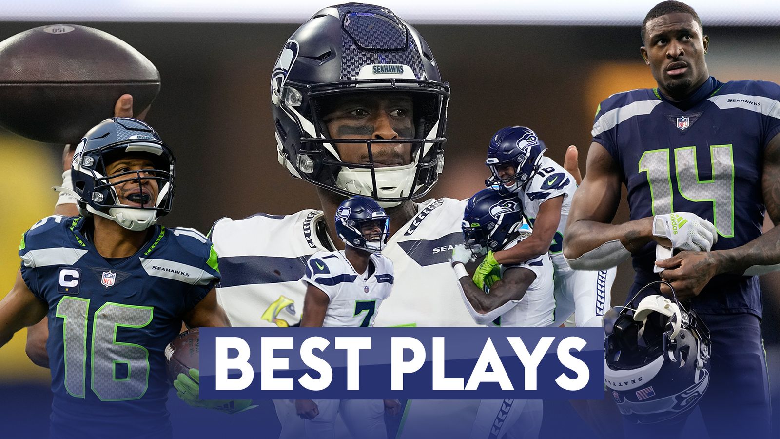 Geno Smith, DK Metcalf and Tyler Lockett | Best Seattle Seahawks plays ...