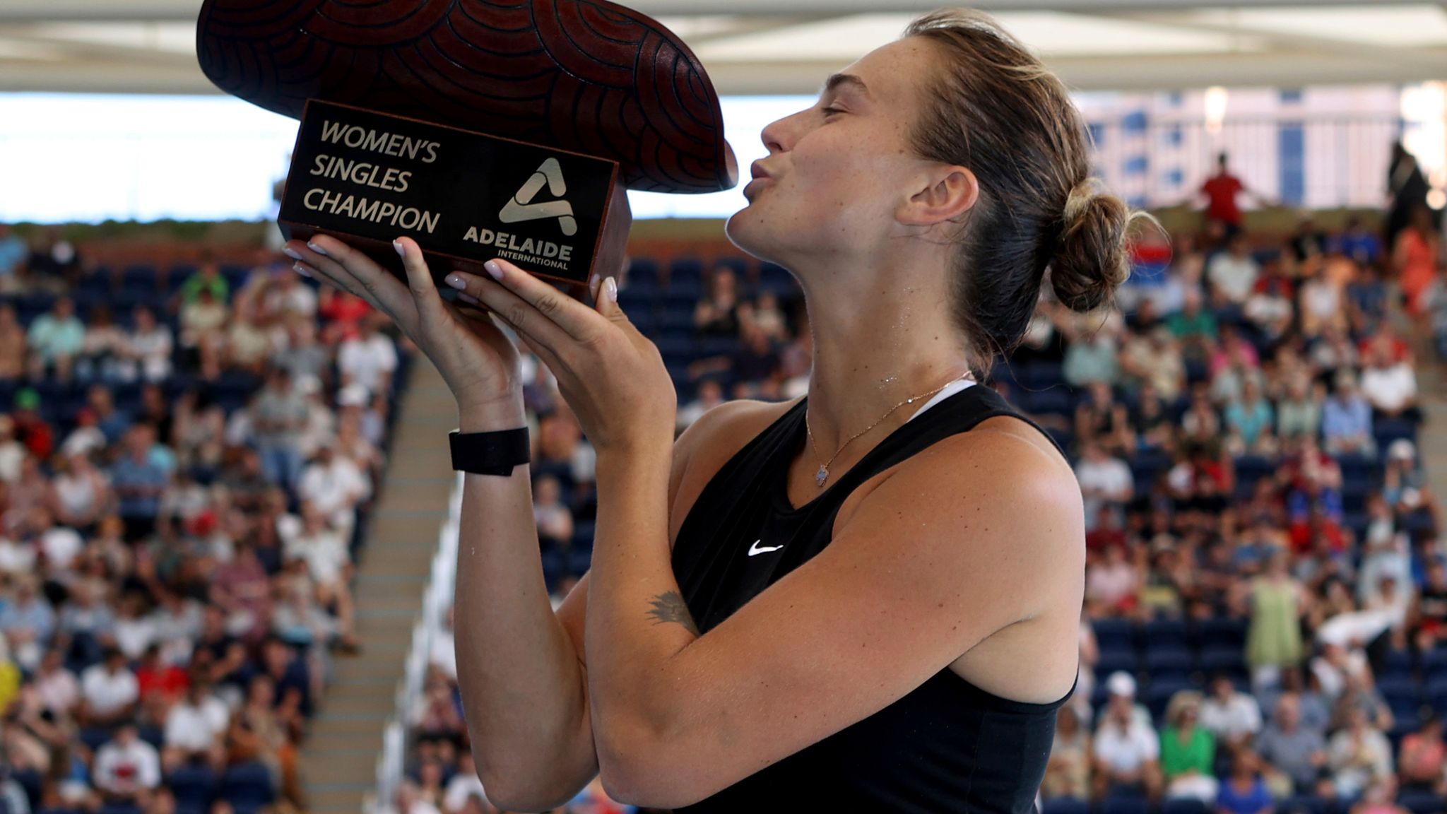 Aryna Sabalenka claims Adelaide International title after ending Linda ...
