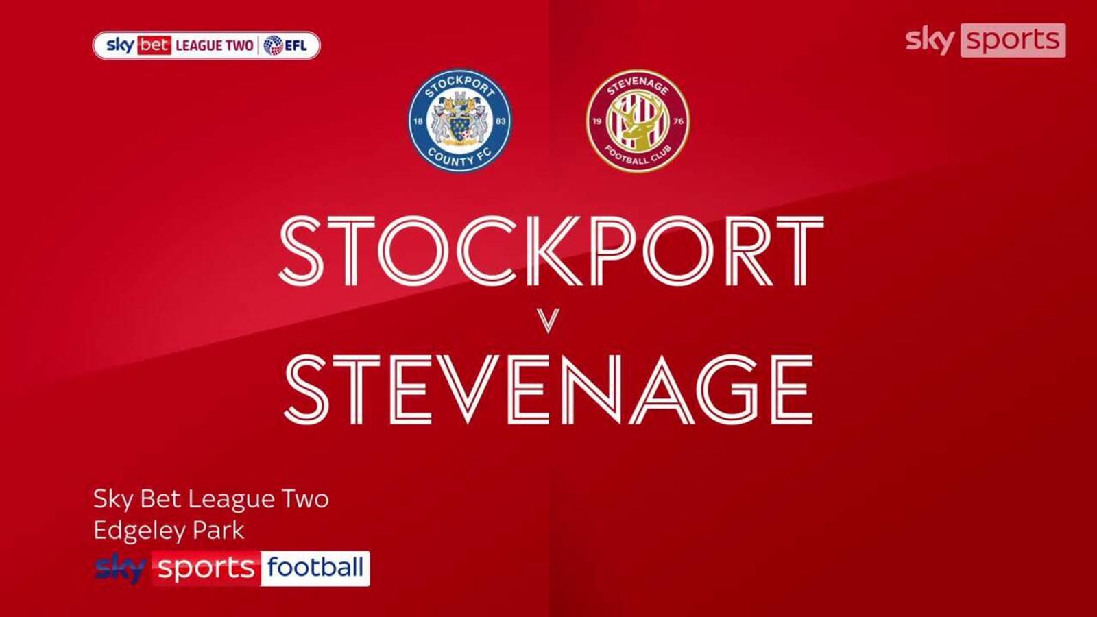 Stockport 2-0 Stevenage: Will Collar, Ryan Rydel secure fourth straight ...