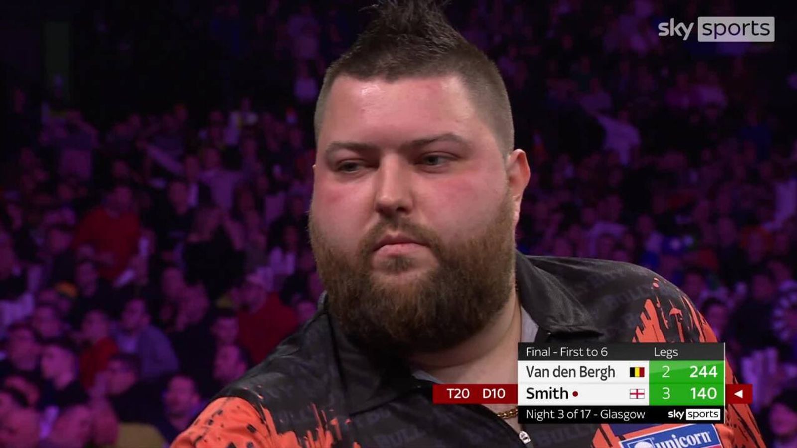 'Sumptuous from Michael Smith!' | 'Bully Boy' nails a 140 en route to ...