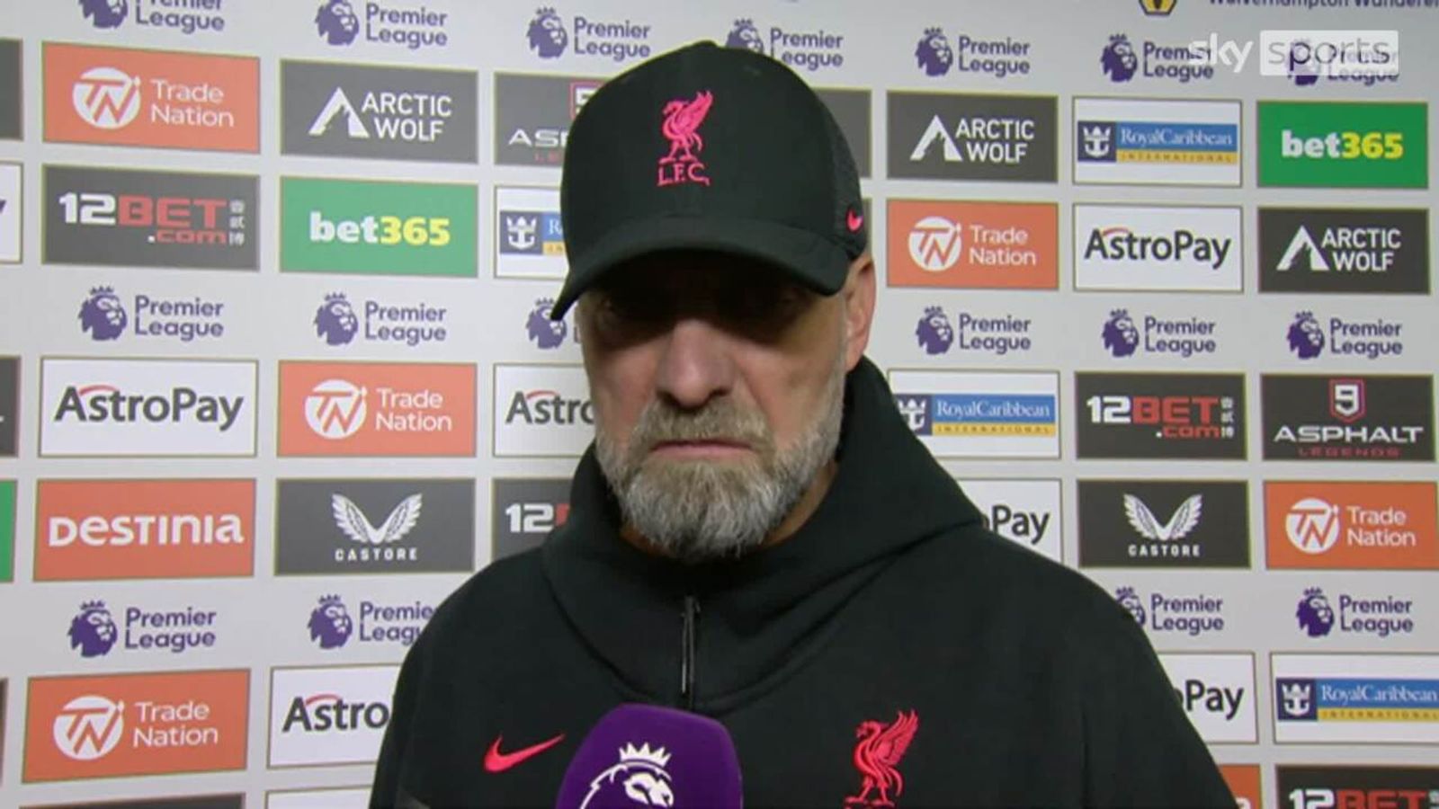 Jurgen Klopp on Liverpool's 'horrible start' in defeat at Wolves: 'How can I not be concerned ...