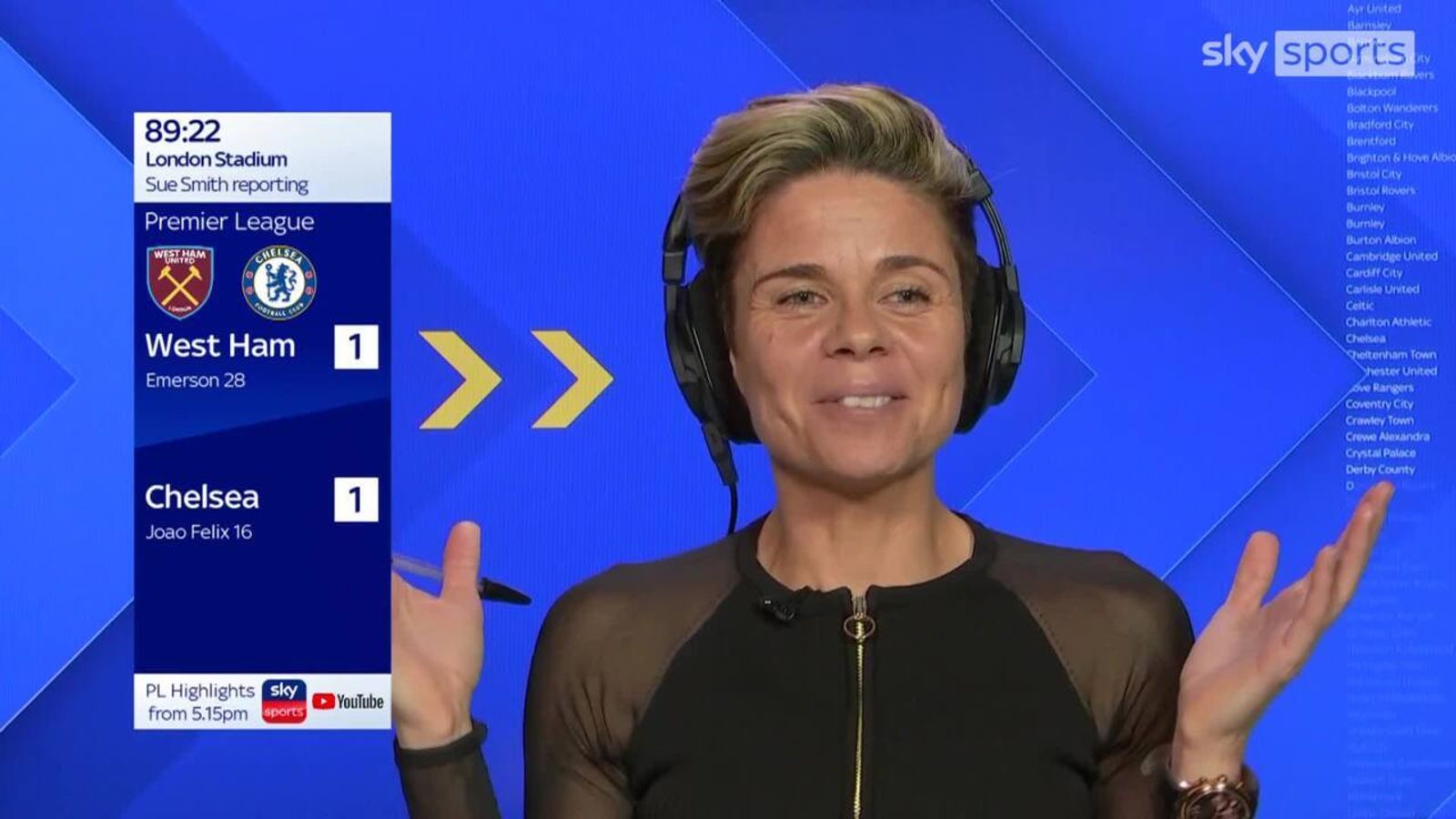 'I'm absolutely bemused!' - Sue Smith reacts to Tomas Soucek's ...