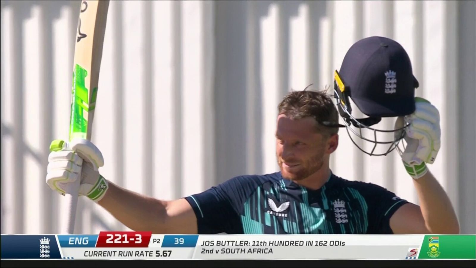 'Pure joy to watch a captain's innings' - Jos Buttler reaches century ...