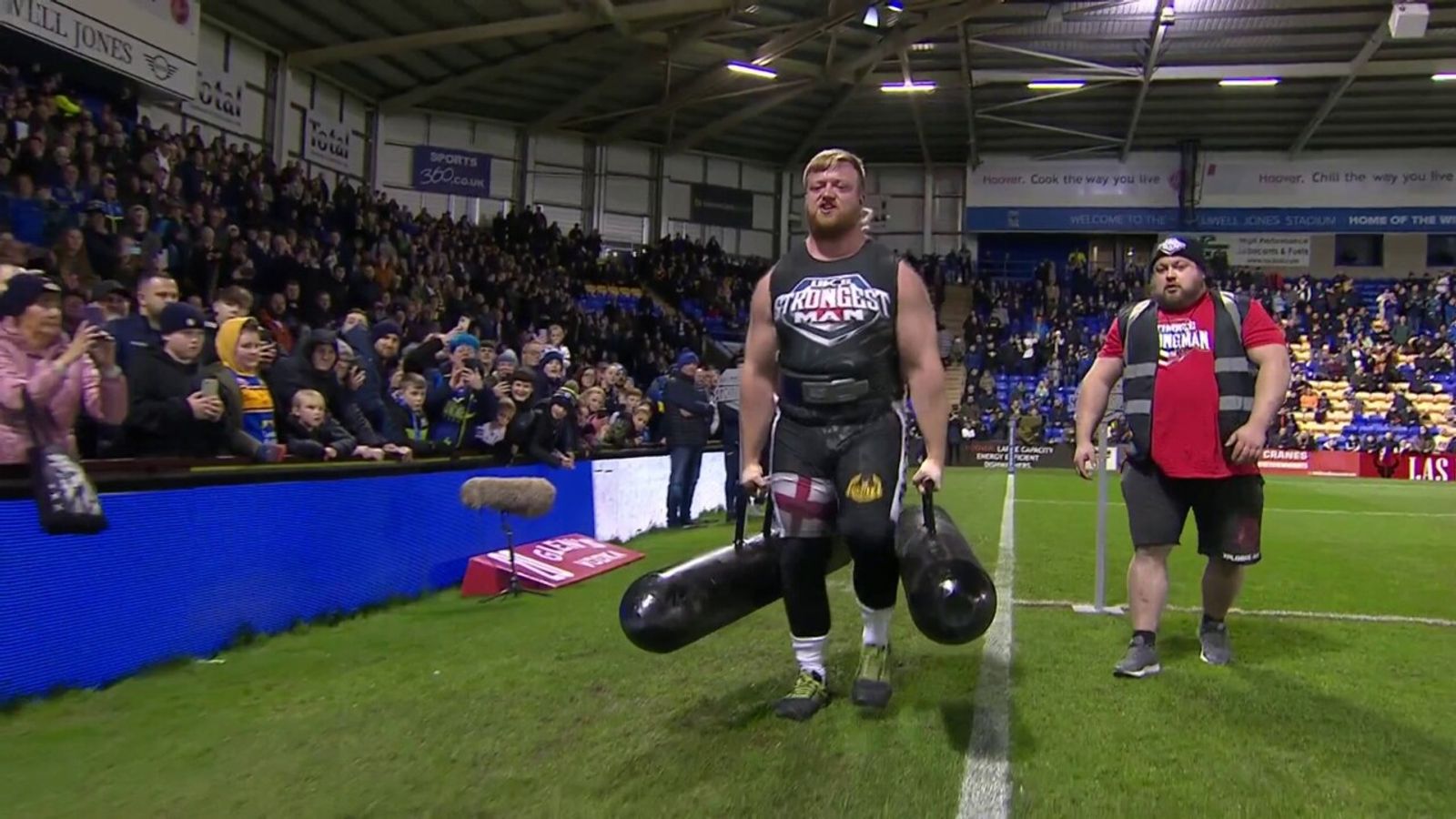 UK's strongest man makes world record attempt at Super League opener ...