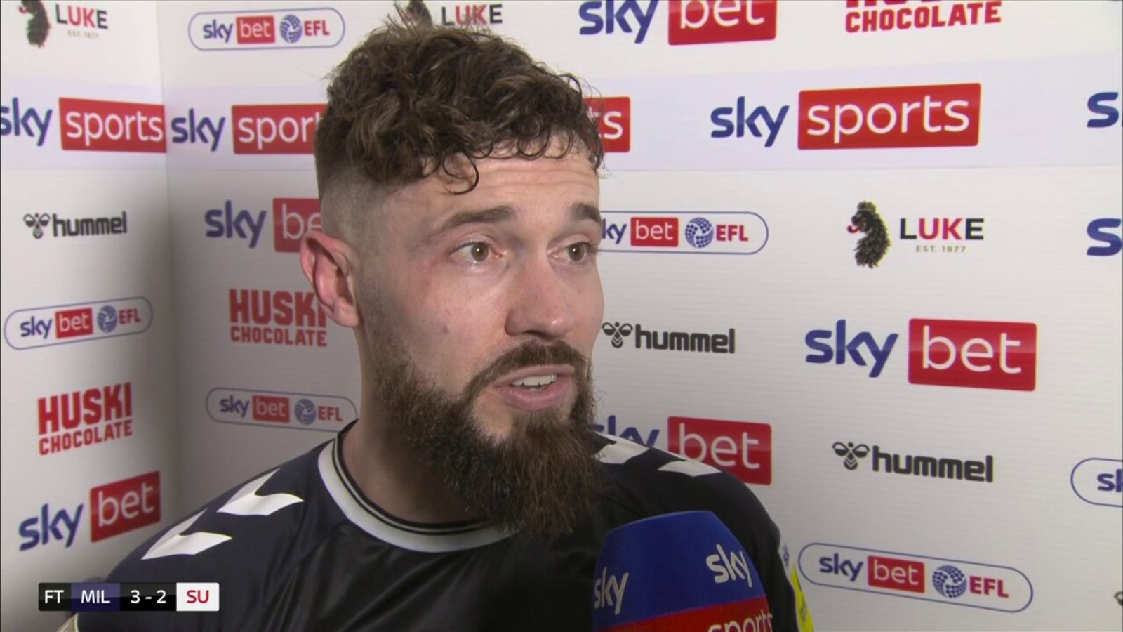 Tom Bradshaw: Milwall showed from the first minute we would go after ...