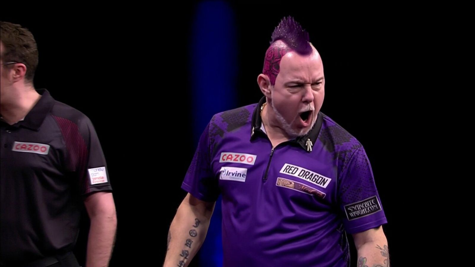 Peter Wright roars with delight after 120 checkout! | Darts News | Sky ...