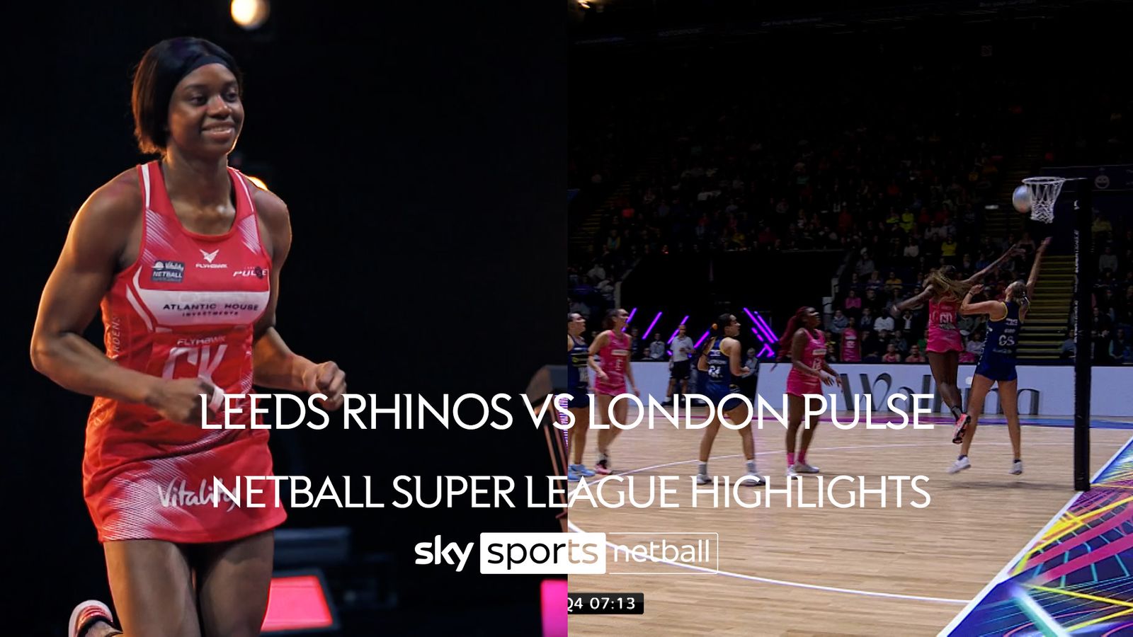 Leeds Rhinos 48-64 London Pulse | Netball Super League Highlights ...