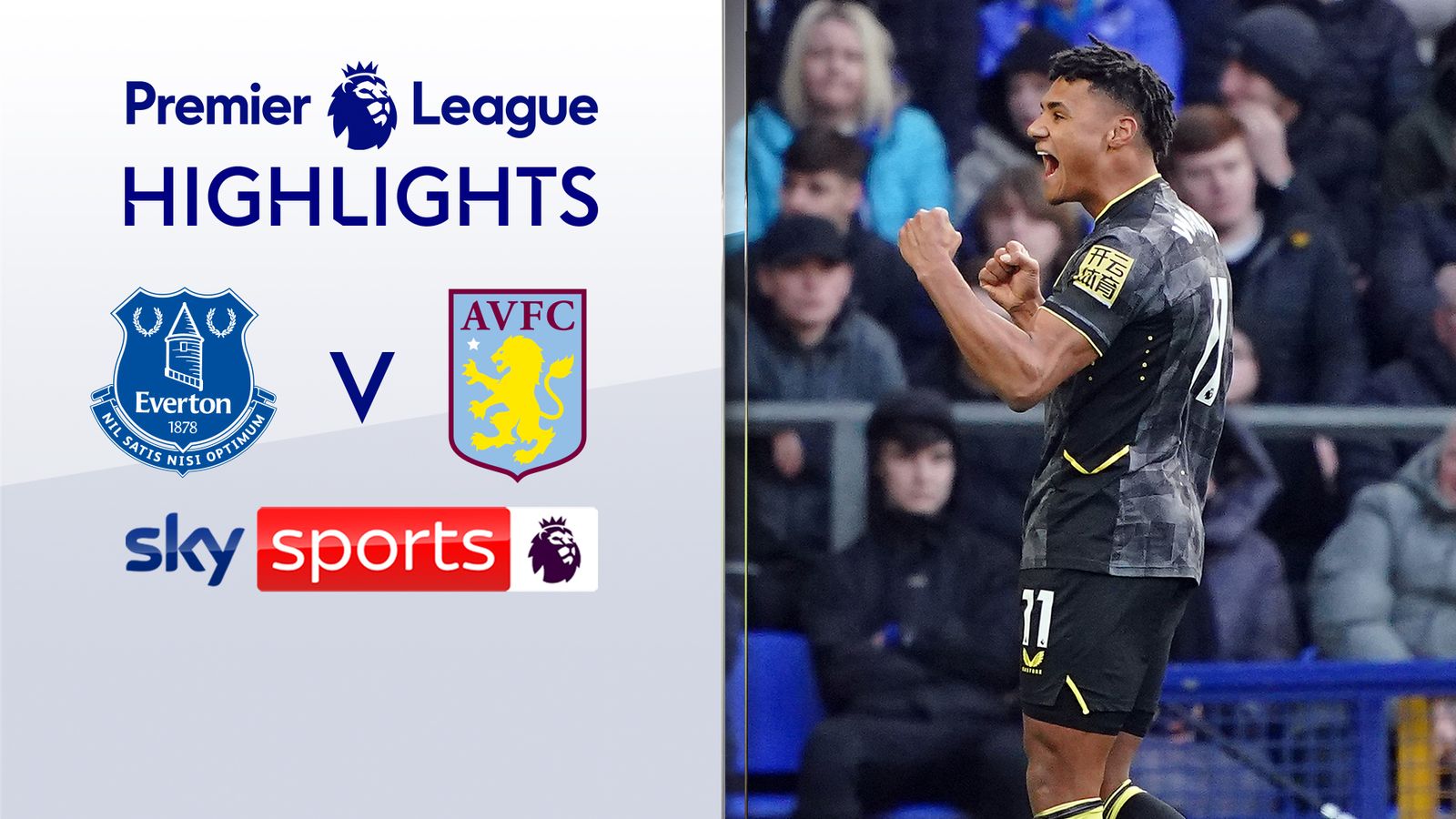 Everton 0-2 Aston Villa | Premier League highlights | Football News ...