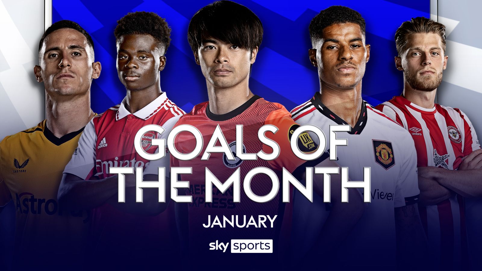 Premier League Goals of the Month | January 2023 | Football News | Sky ...