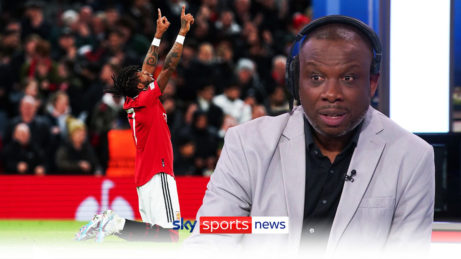 'It's a shinner! Old Trafford is rocking!' - Manchester United level ...