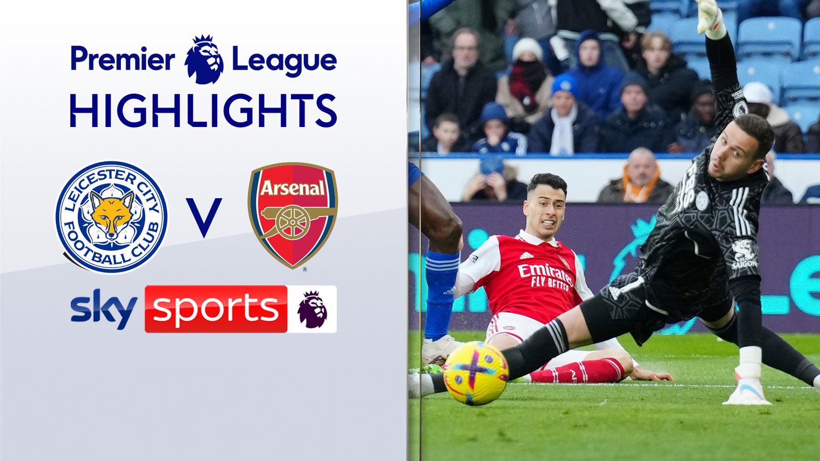 Leicester 0-1 Arsenal | Premier League highlights | Football News | Sky ...