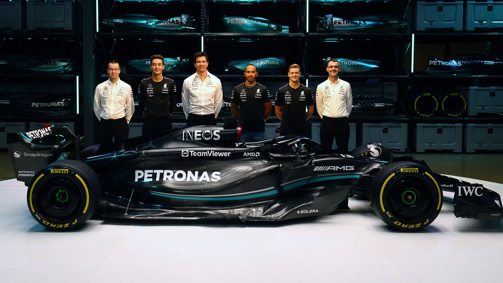 Mercedes launch new Formula 1 car: W14 revealed for Lewis Hamilton and ...