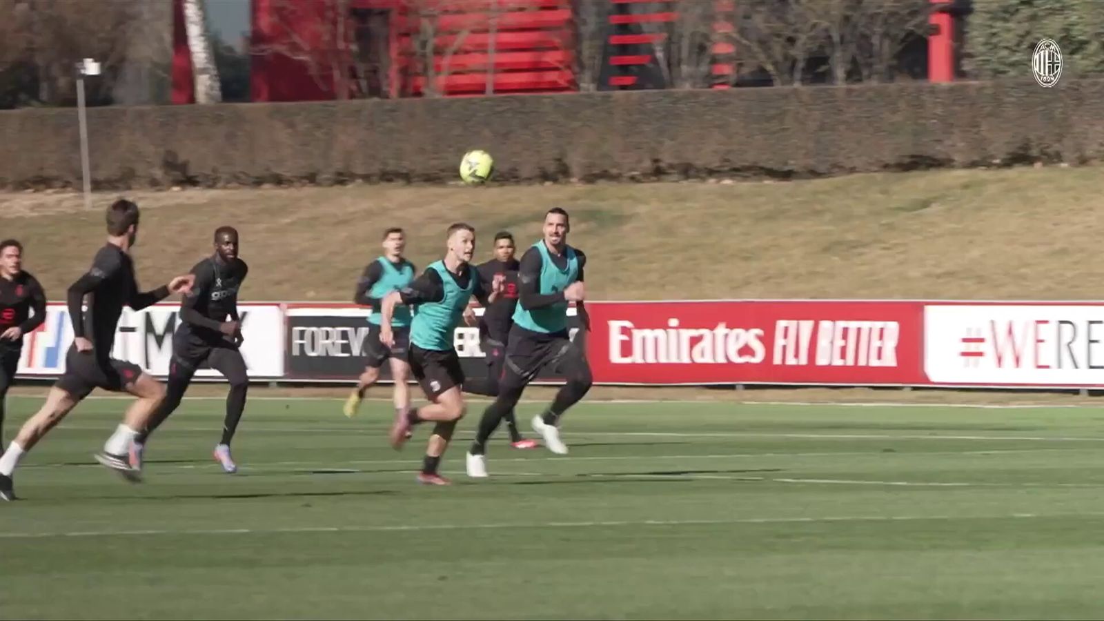 Zlatan Ibrahimovic and his son play together in training match for AC ...