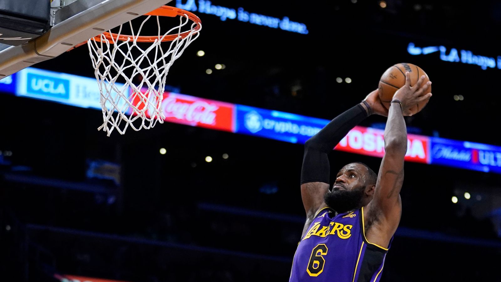 LeBron James' best poster dunks | 'He looked like Superman!' | NBA News ...