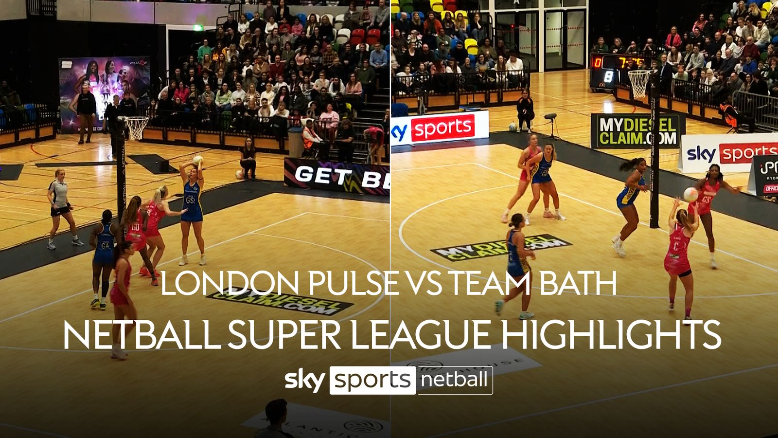 London Pulse 72-42 Team Bath | Netball Super League highlights ...