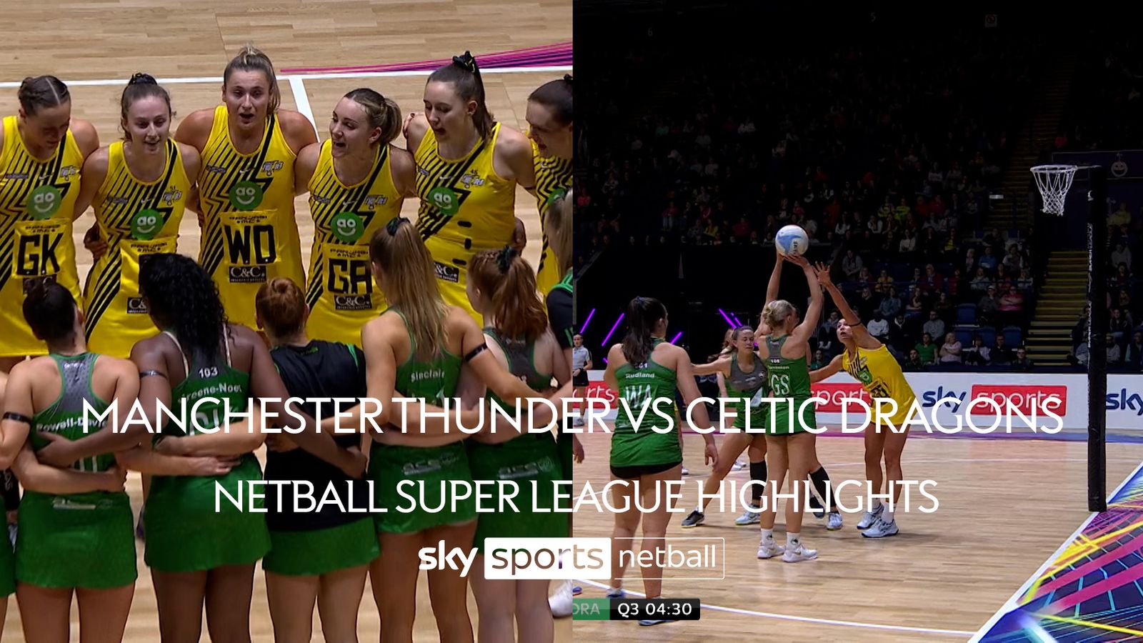 Manchester Thunder 68-42 Celtic Dragons | Netball Super League ...