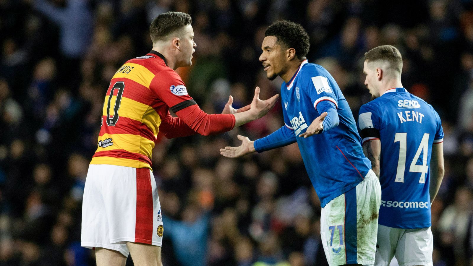 Rangers 3-2 Partick Thistle: Hosts survive Scottish Cup scare after ...