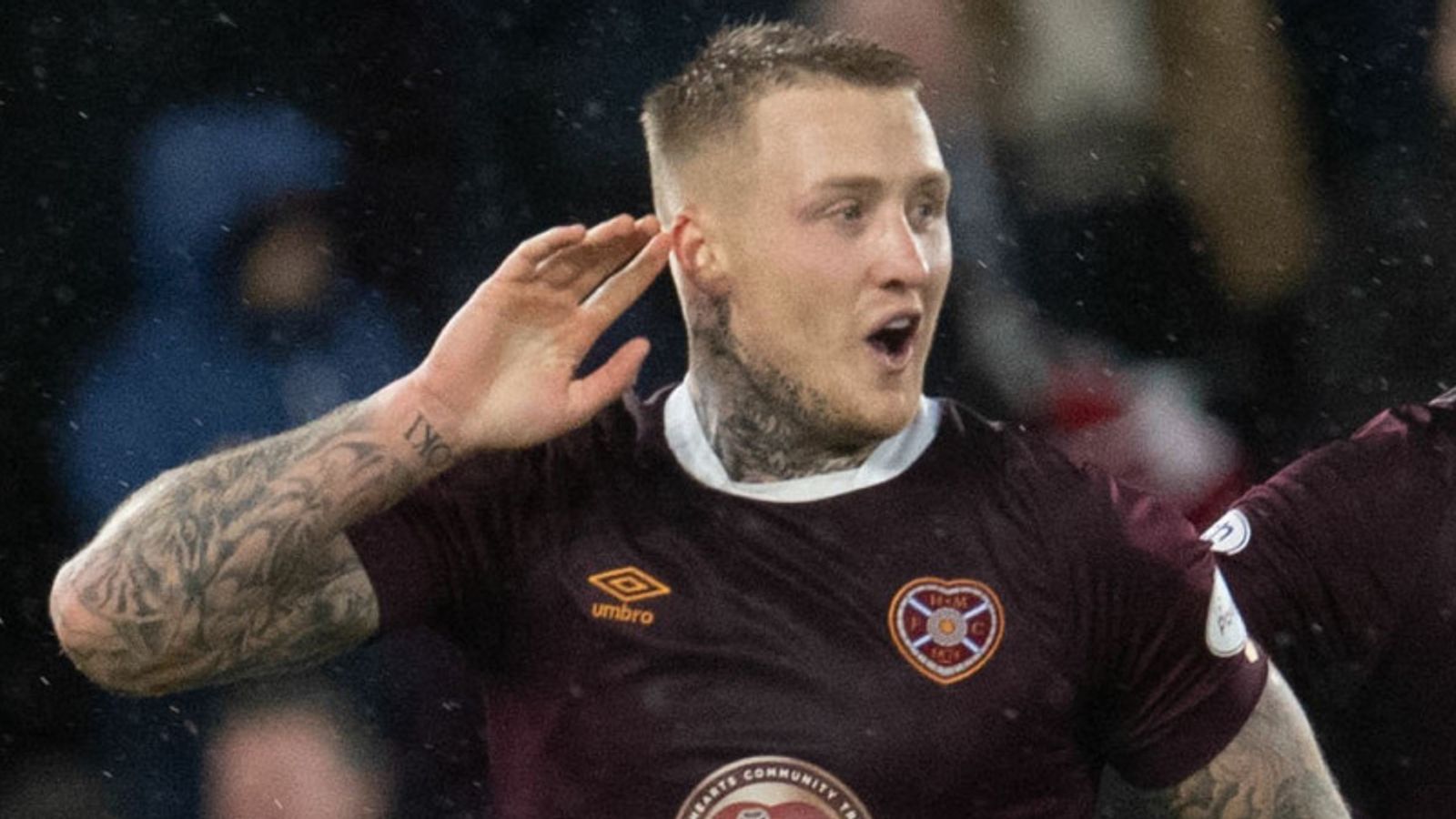 Stephen Humphrys scores sensational goal from his own half for Hearts ...
