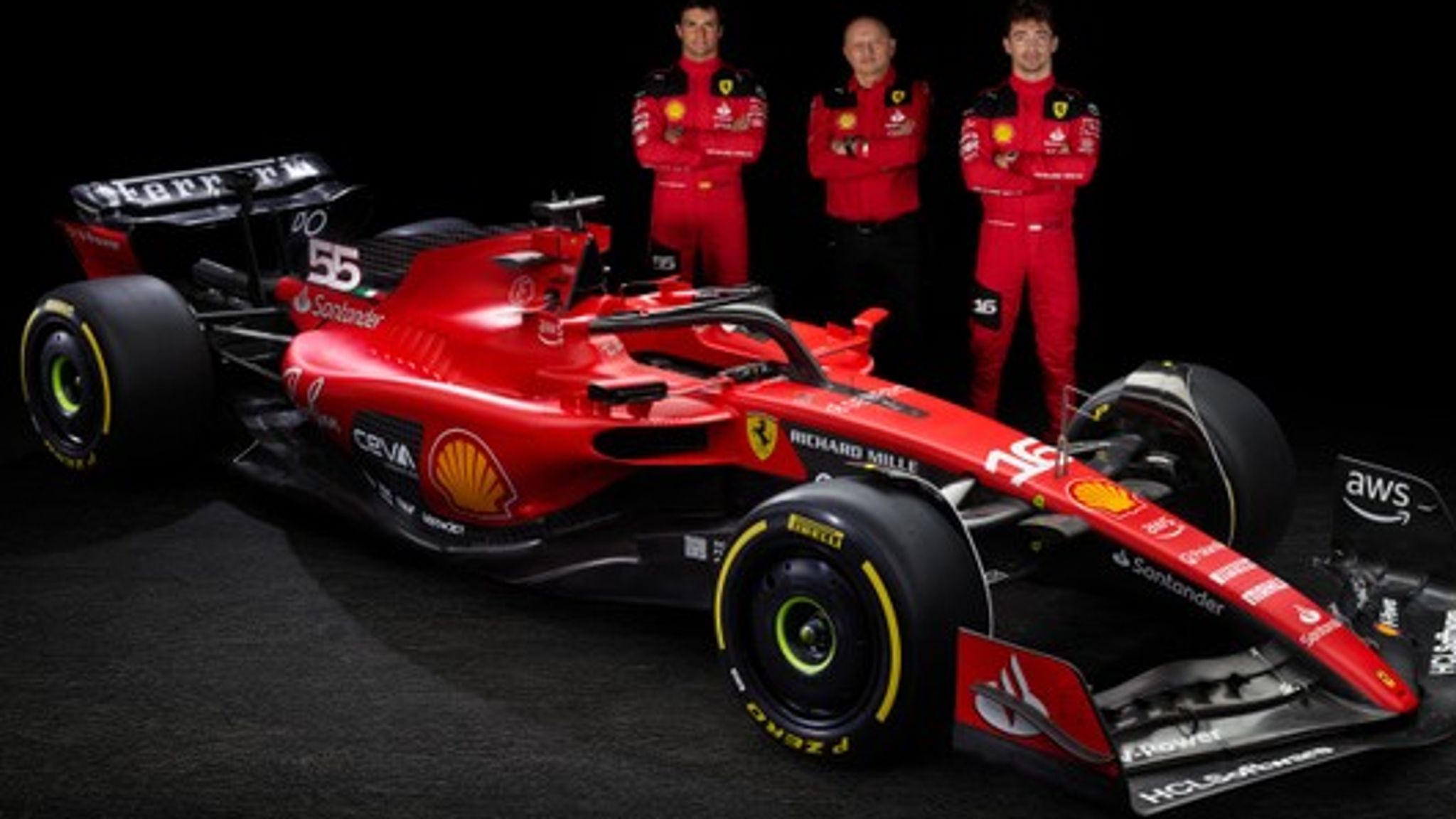 Ferrari reveal their 'Valentine' as new car launched for 2023 Formula 1 ...