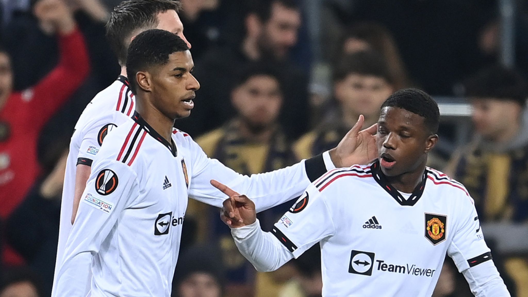 Barcelona 2-2 Manchester United: Marcus Rashford shines but Raphinha ...