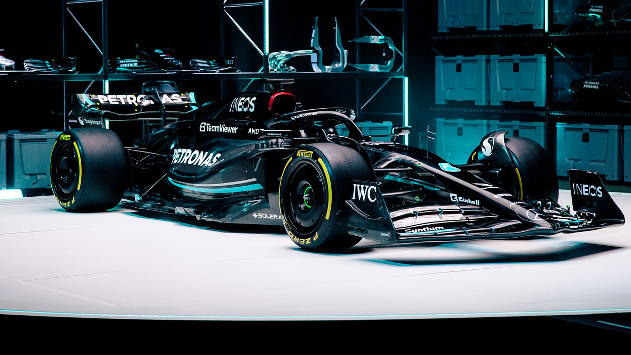 Mercedes launch new Formula 1 car: W14 revealed for Lewis Hamilton and ...