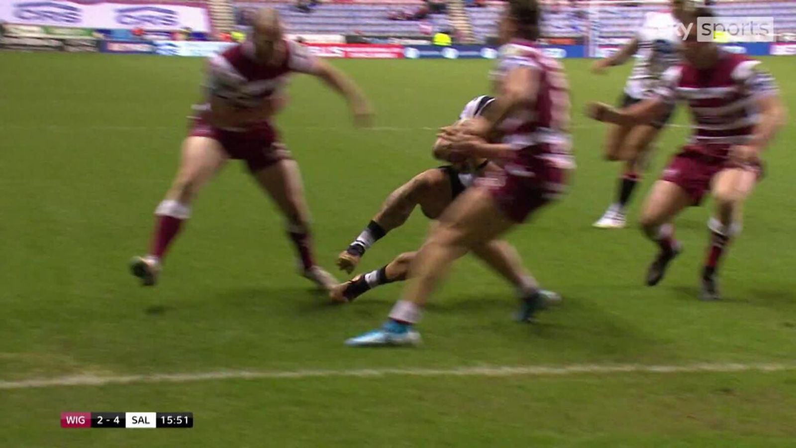 Ken Sio scores brilliant try for Salford | Rugby League News | Sky Sports