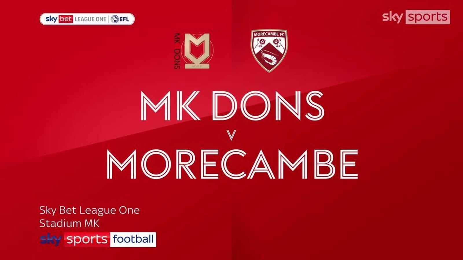 MK Dons 1-0 Morecambe: Jonathan Leko steers MK to narrow win | Football ...