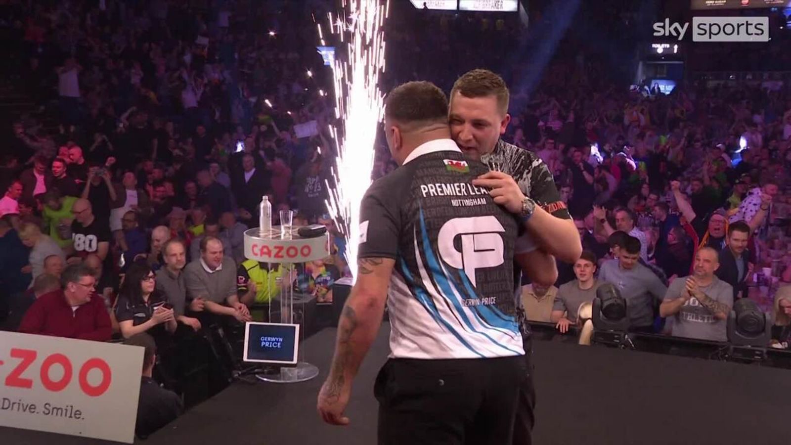 Victorious Gerwyn Price tightens grip on top four with rip-roaring win ...