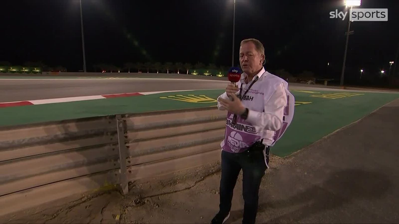 Martin Brundle trackside at Turn 4 | F1 News | Sky Sports