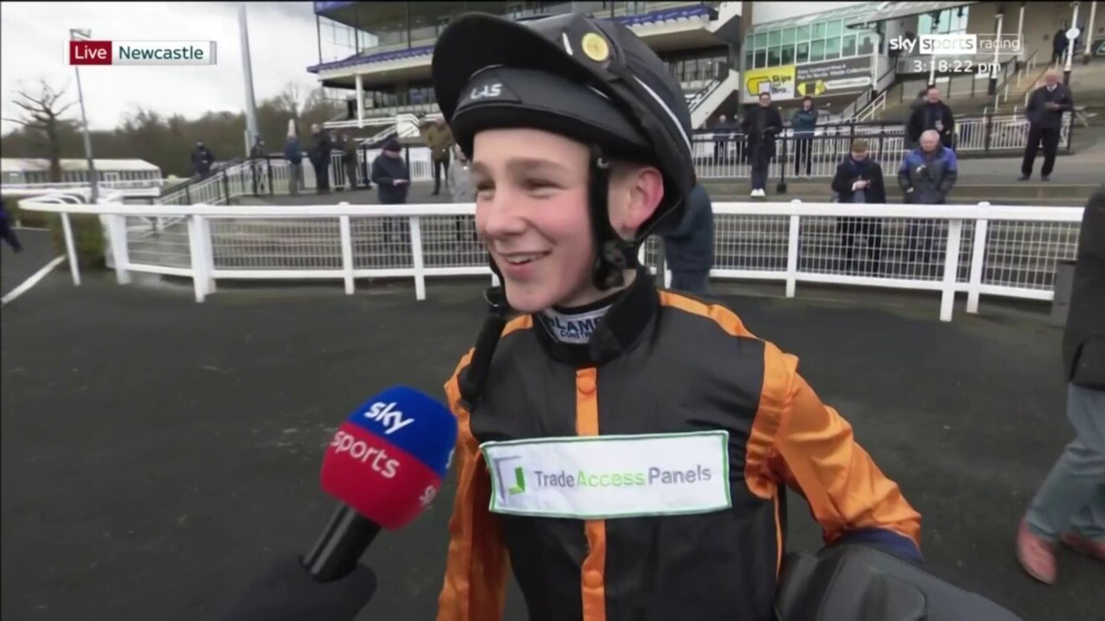 Billy Loughnane celebrates Newcastle winner on 17th birthday and return ...