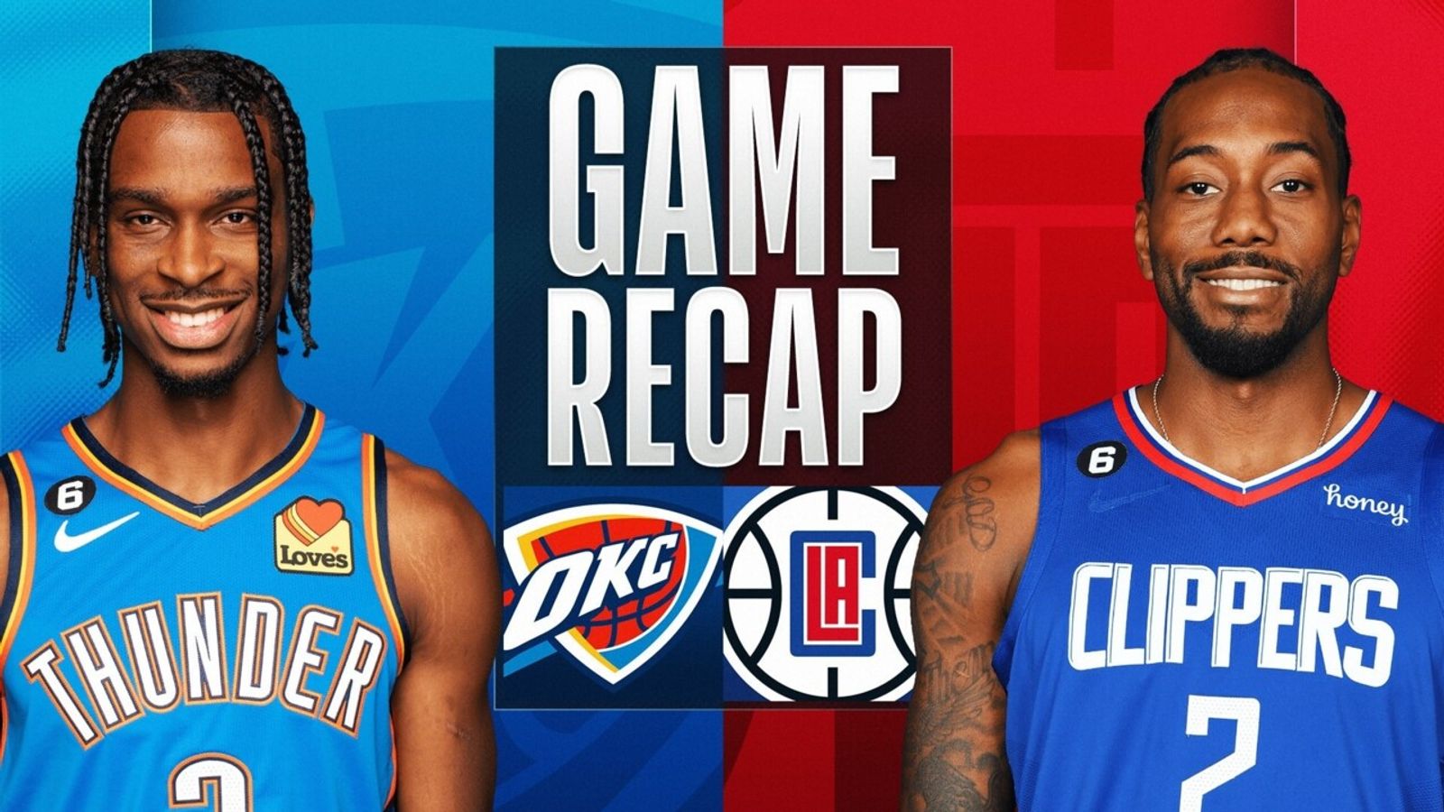 Oklahoma City Thunder 101-100 Los Angeles Clippers | NBA highlights ...