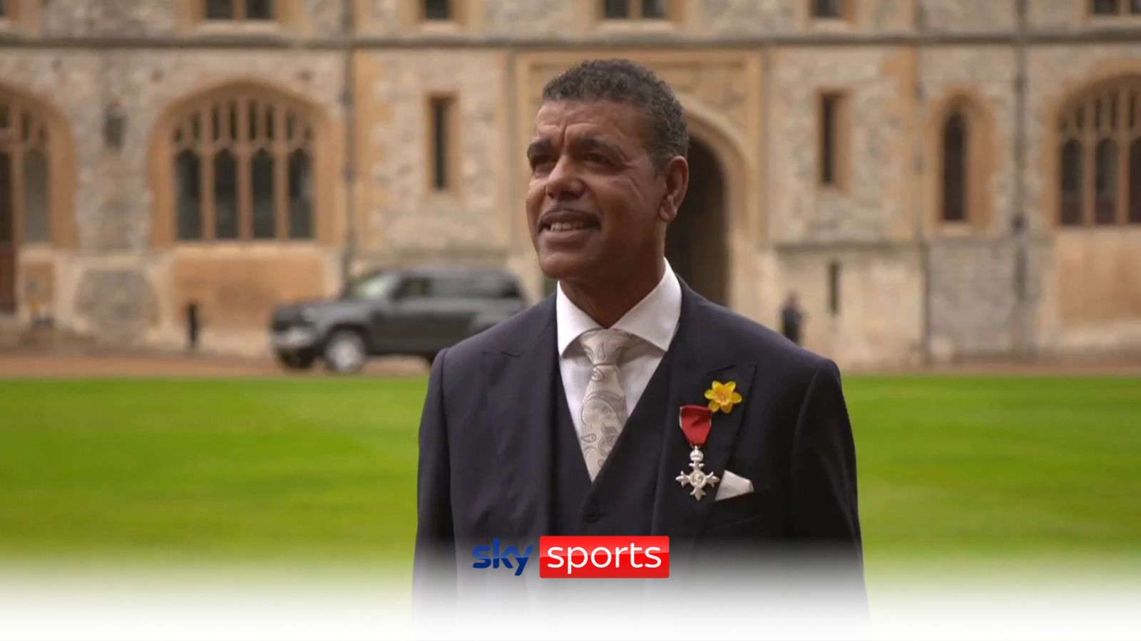 'It feels unbelievable' | Chris Kamara receives MBE at Windsor Castle ...