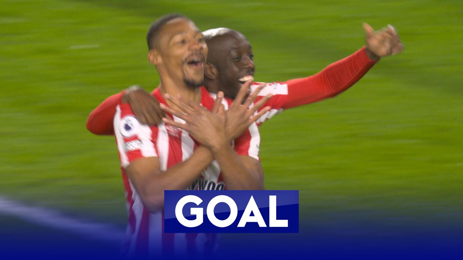 Ethan Pinnock's deflected strike gives Brentford early lead against ...