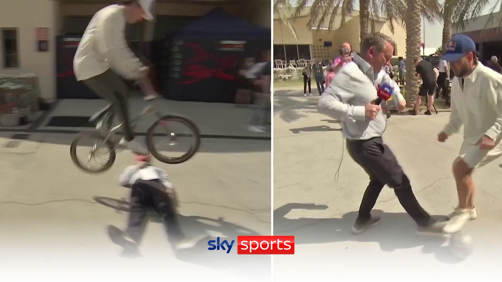 BMX jumps and football freestyling - Craig Slater's chaotic Bahrain GP ...