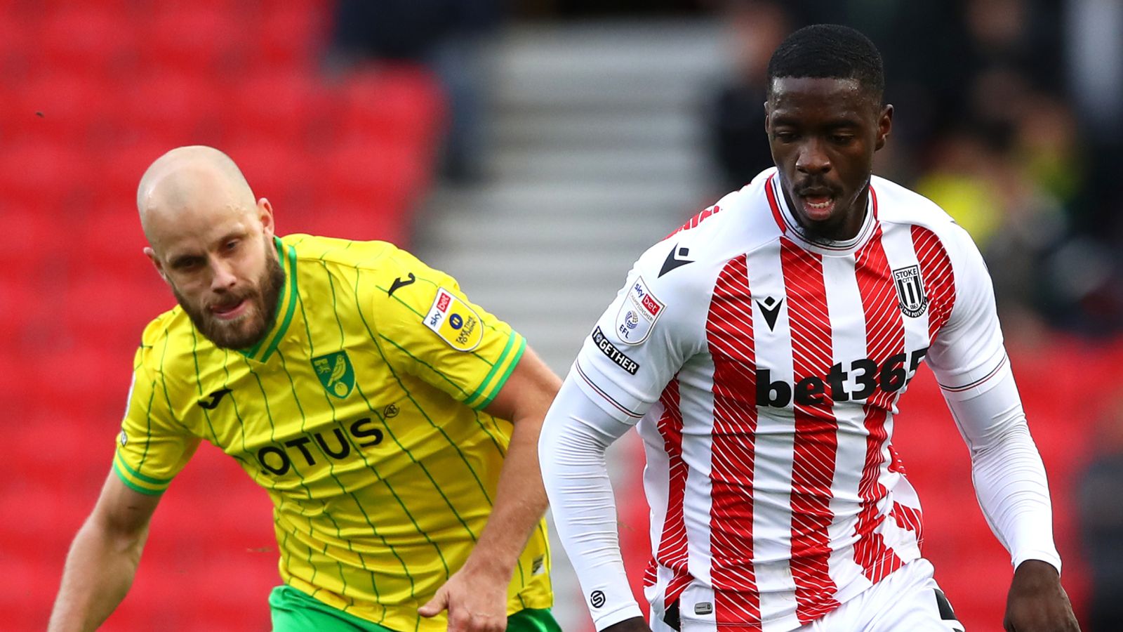 Stoke City 0-0 Norwich City: Goalless at the bert365 Stadium | Football ...